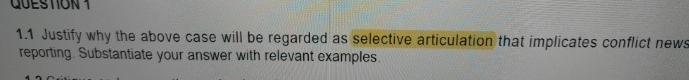 Solved Justify why the above case will be regarded as | Chegg.com