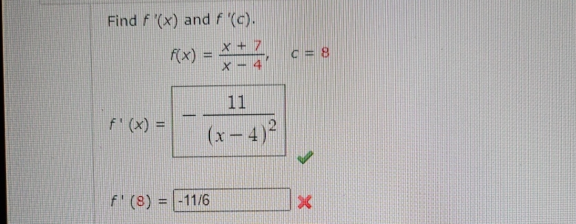 Solved Find f'(x) ﻿and | Chegg.com