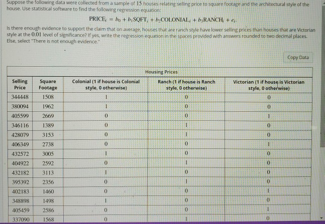 Solved Suppose the following data were collected from a | Chegg.com