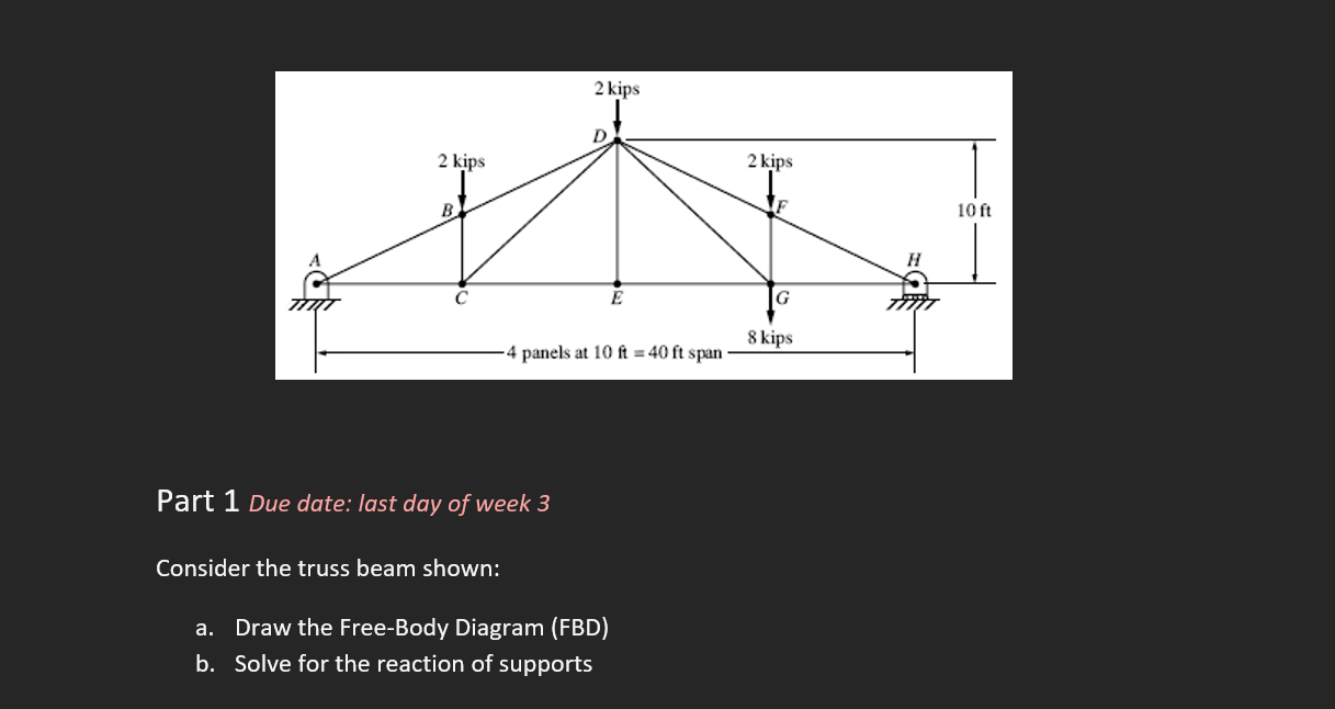 Solved \( \square \) ﻿Part 1 ﻿Due date: last day of week 3 | Chegg.com