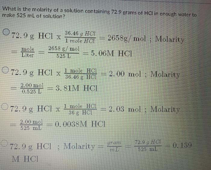 Solved If the concentration of a KCl solution is 14.0% | Chegg.com