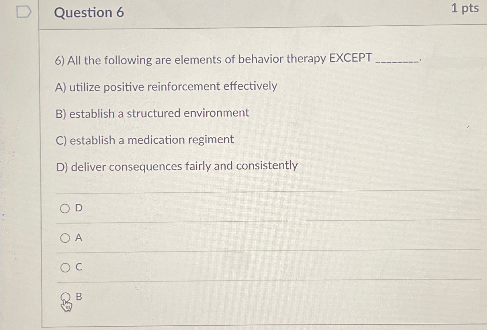 Solved Question 61 ﻿ptsAll the following are elements of | Chegg.com
