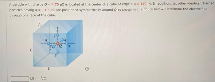 Solved A particle with charge Q=4.70μC is located at the | Chegg.com