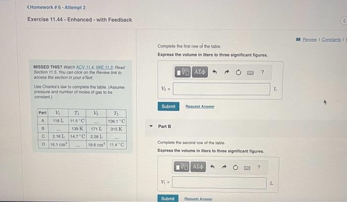 Solved Complete the first row of the table. Express the | Chegg.com