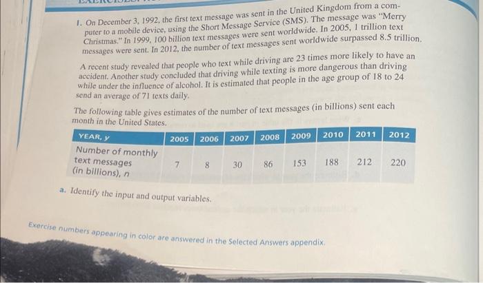 Solved 1. On December 3, 1992, the first text message was | Chegg.com