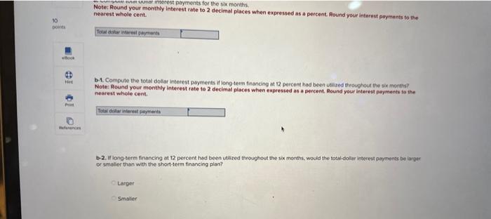 Solved Problem 6-18 (Algo) Interest costs under alternative | Chegg.com