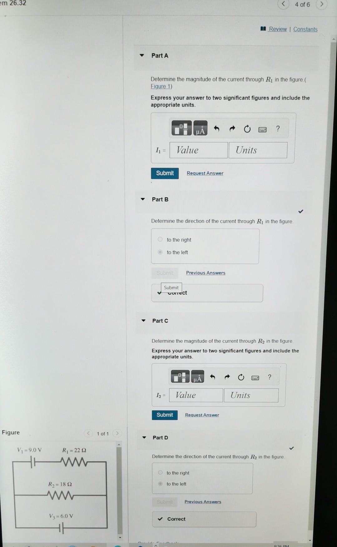 Solved Determine the magnitude of the current through R1 in | Chegg.com