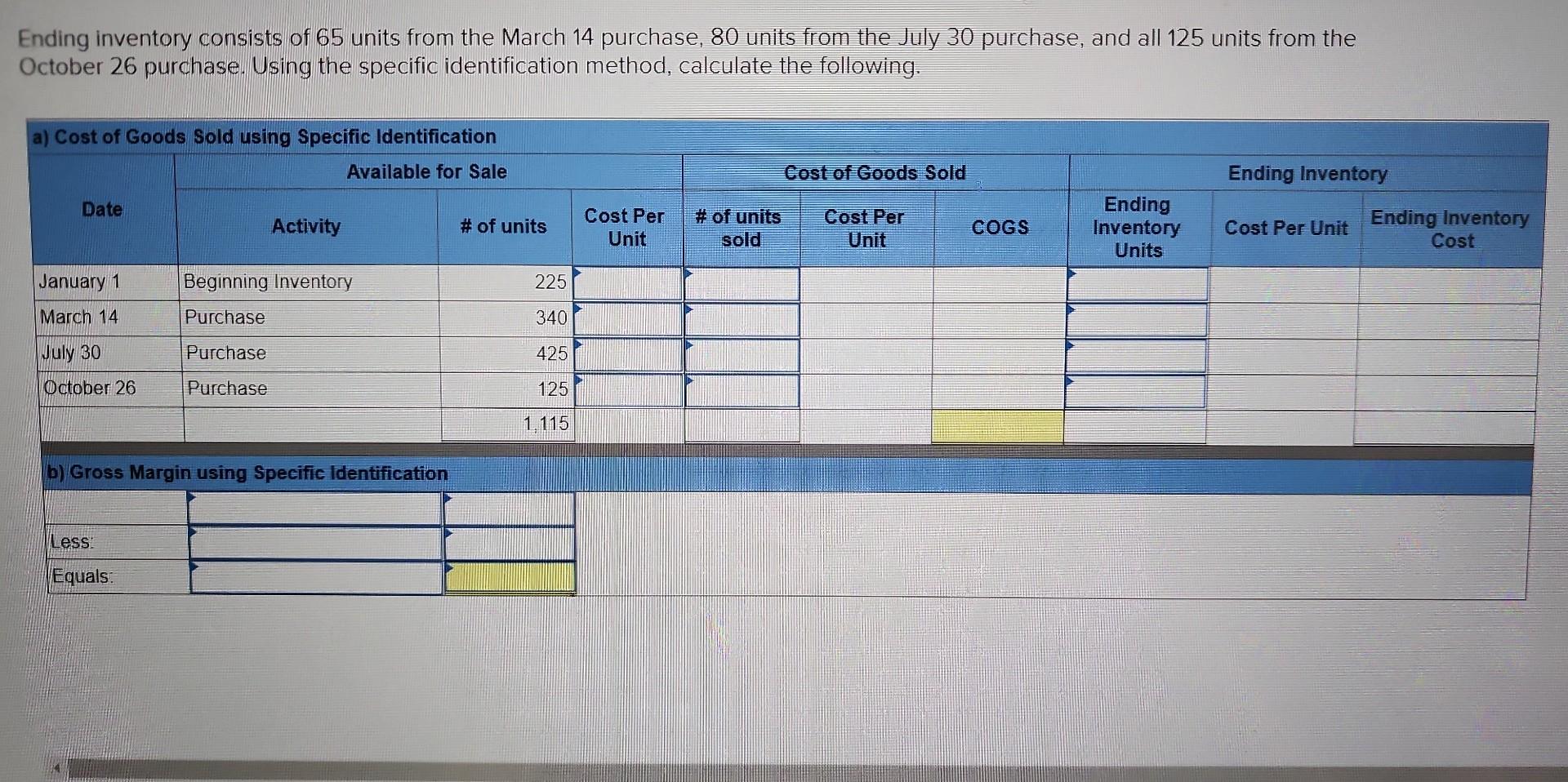 Solved Required information [The following information | Chegg.com