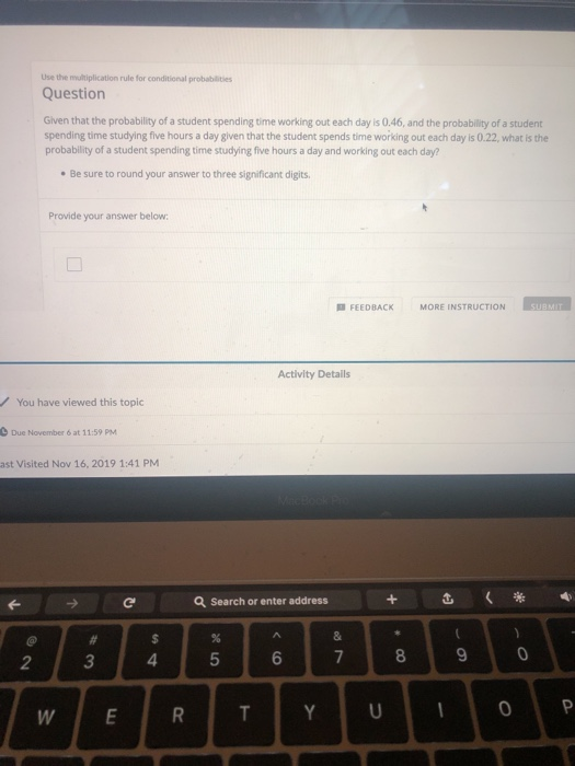 Solved Use the multiplication rule for conditional | Chegg.com
