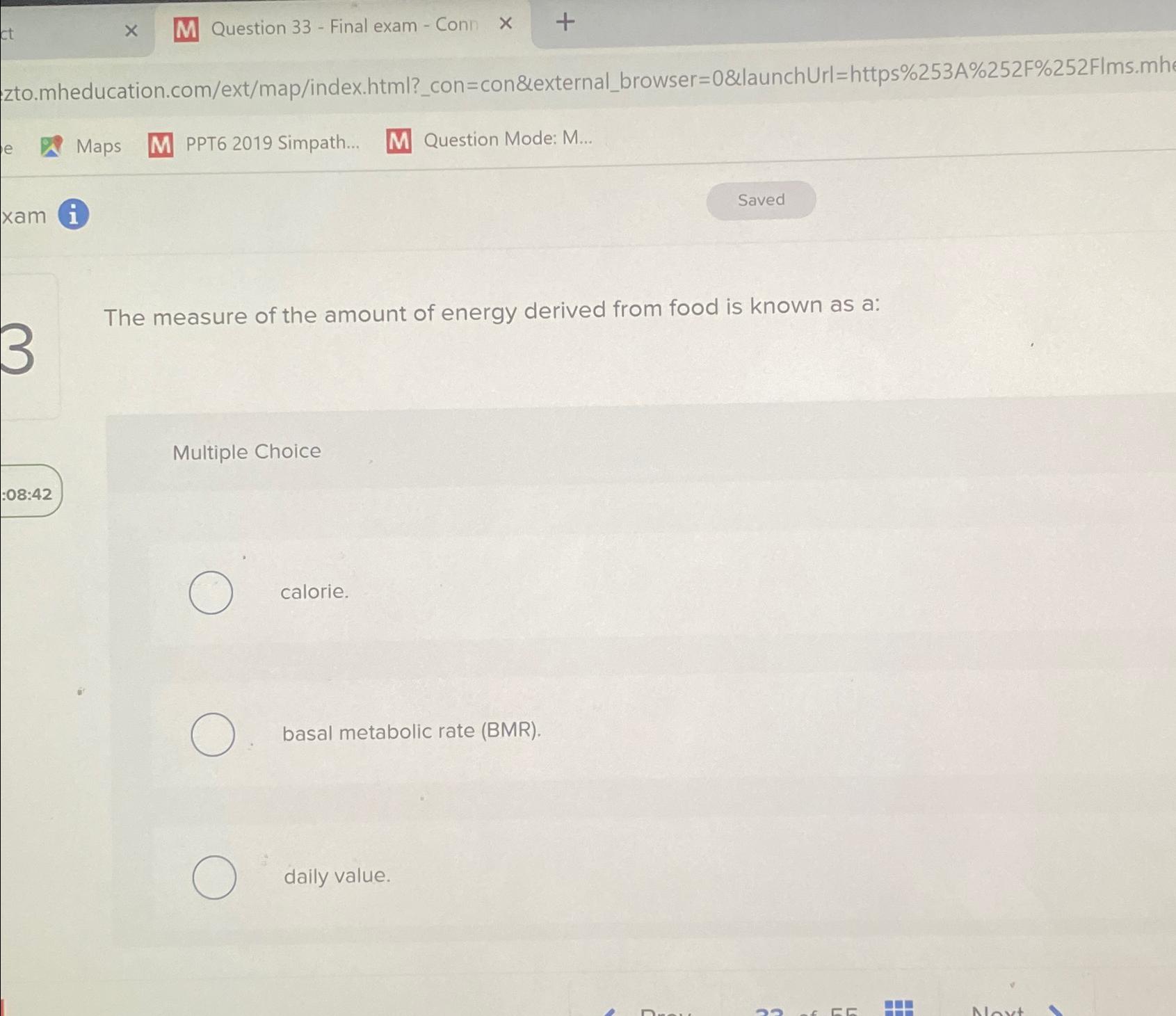 Solved MapsPPT6 2019 ﻿Simpath...Question Mode: M...The | Chegg.com