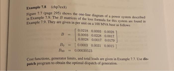 Solved How to find the optimal dispatch of generation for | Chegg.com