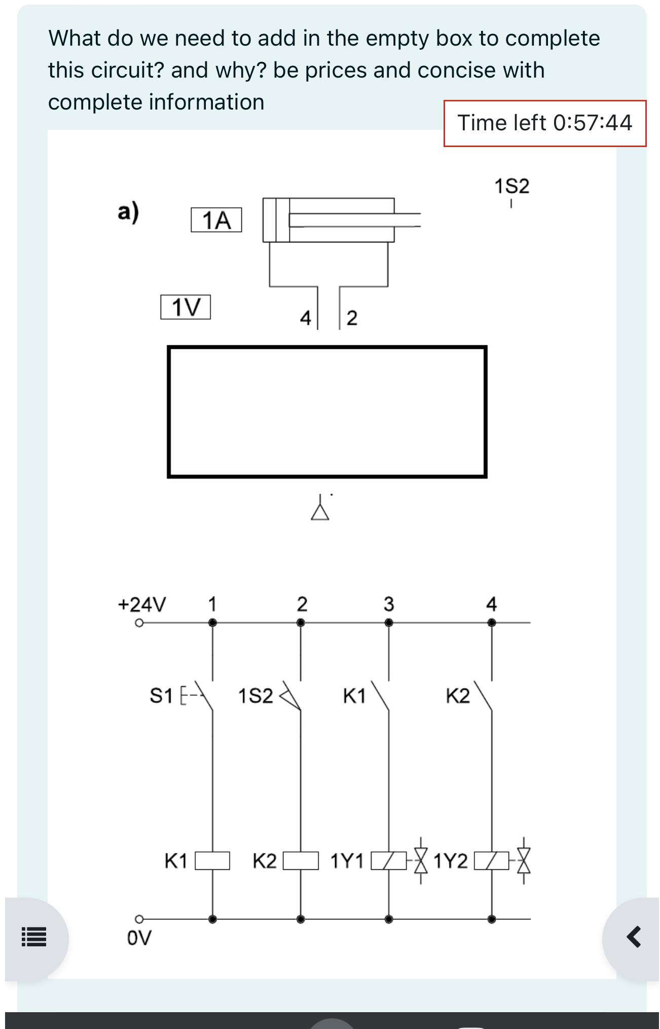 Solved What do we need to add in the empty box to complete | Chegg.com
