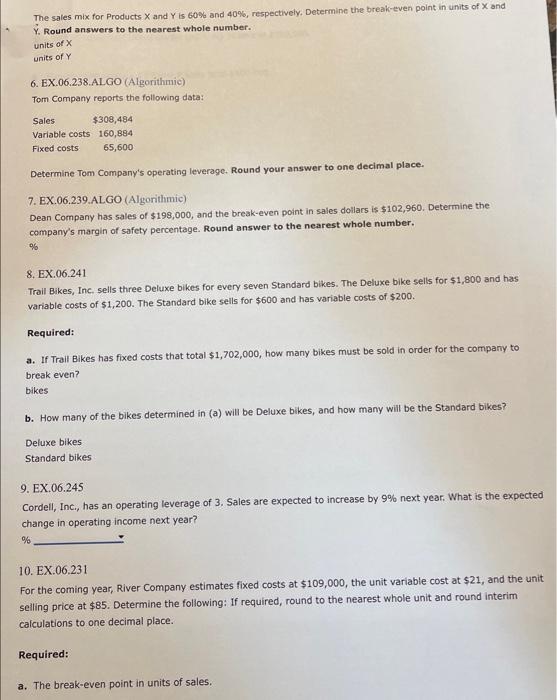 Solved 1. EX.06.208.ALGO (Algorithmic) The manufacturing | Chegg.com