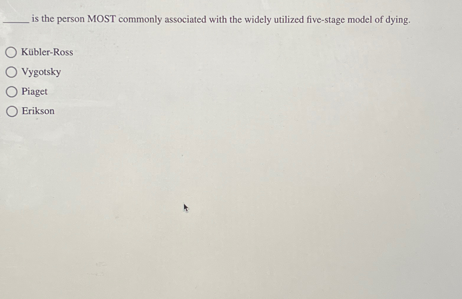 Solved is the person MOST commonly associated with the | Chegg.com