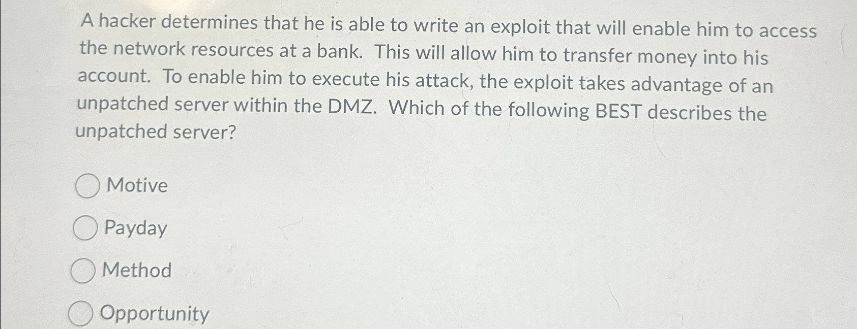 Solved A hacker determines that he is able to write an | Chegg.com