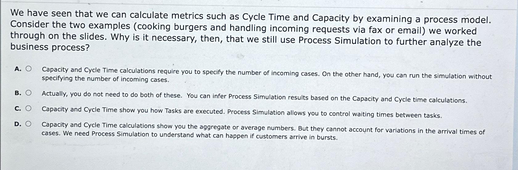 Solved We have seen that we can calculate metrics such as | Chegg.com