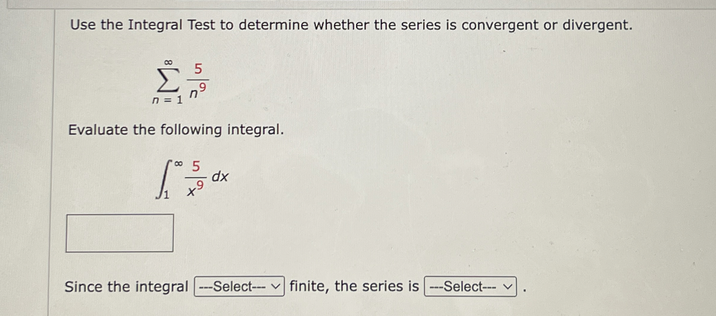 Solved Use the Integral Test to determine whether the series | Chegg.com