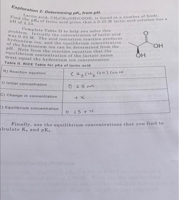 Solved Complete Table II to help you solve this problem. | Chegg.com