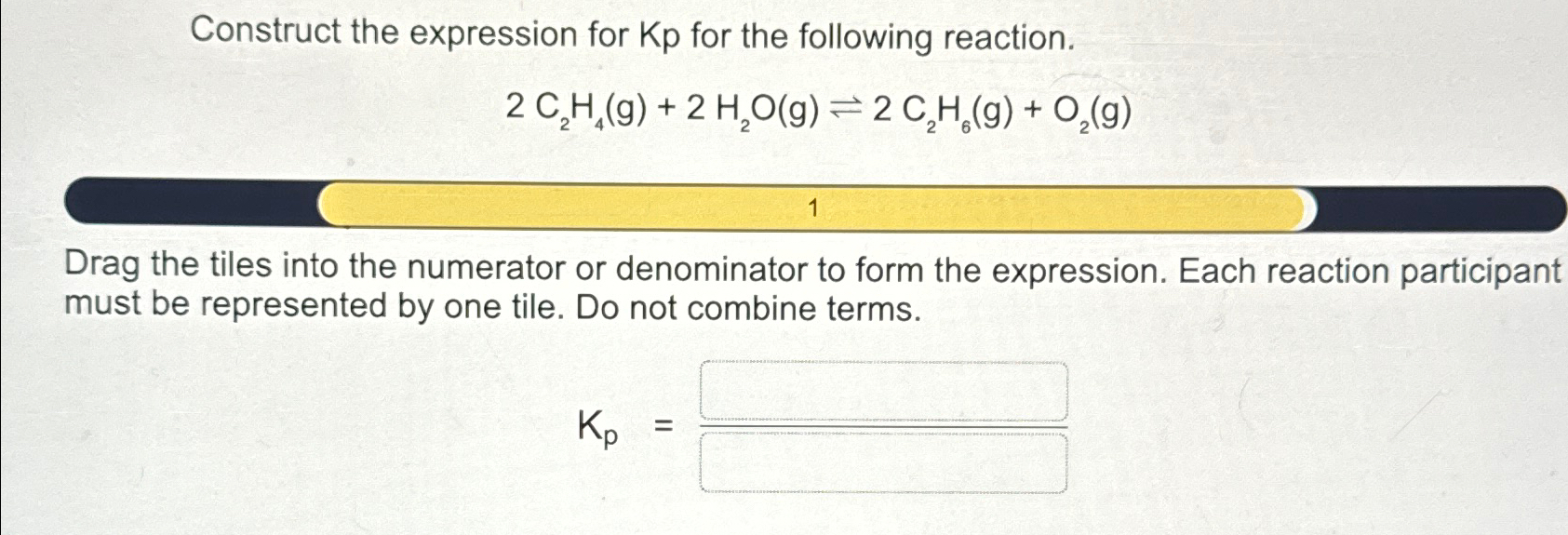 Solved Construct the expression for Kp ﻿for the following | Chegg.com