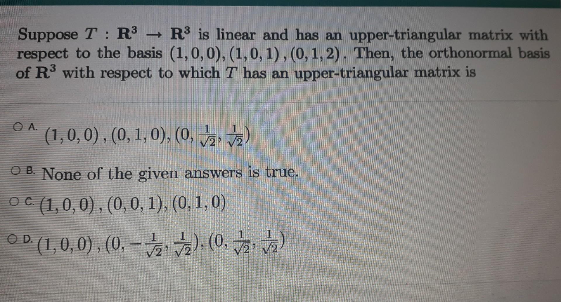Solved Let T:R2→R2 be defined as T(x,y,z)=(x+y+a,2x−bxy) | Chegg.com
