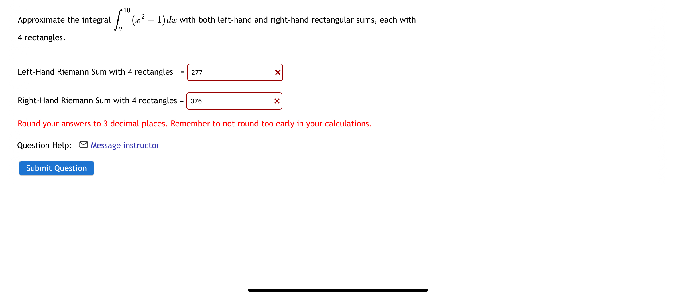 Solved Approximate the integral ∫210(x2+1)dx ﻿with both | Chegg.com