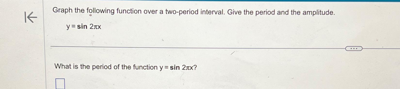 Solved Graph the following function over a two-period | Chegg.com