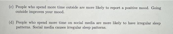 Solved 2. Associations between variables are straightforward | Chegg.com