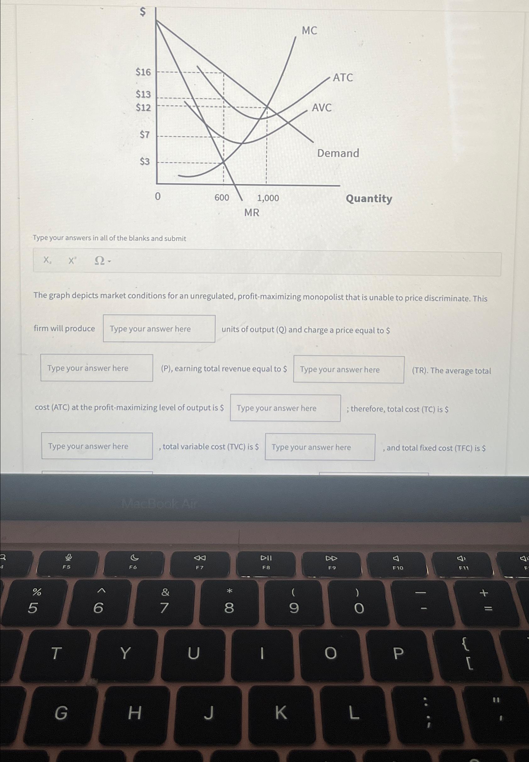 Solved Type your answers in all of the blanks and submitX | Chegg.com