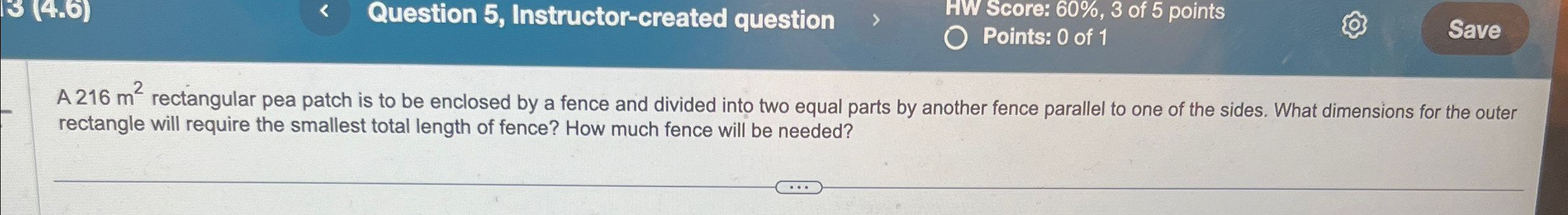 Solved Question 5, ﻿Instructor-created questionHW Score: | Chegg.com