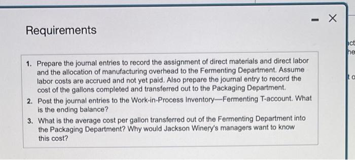 Solved Requirements 1. Prepare the joumal entries to record | Chegg.com