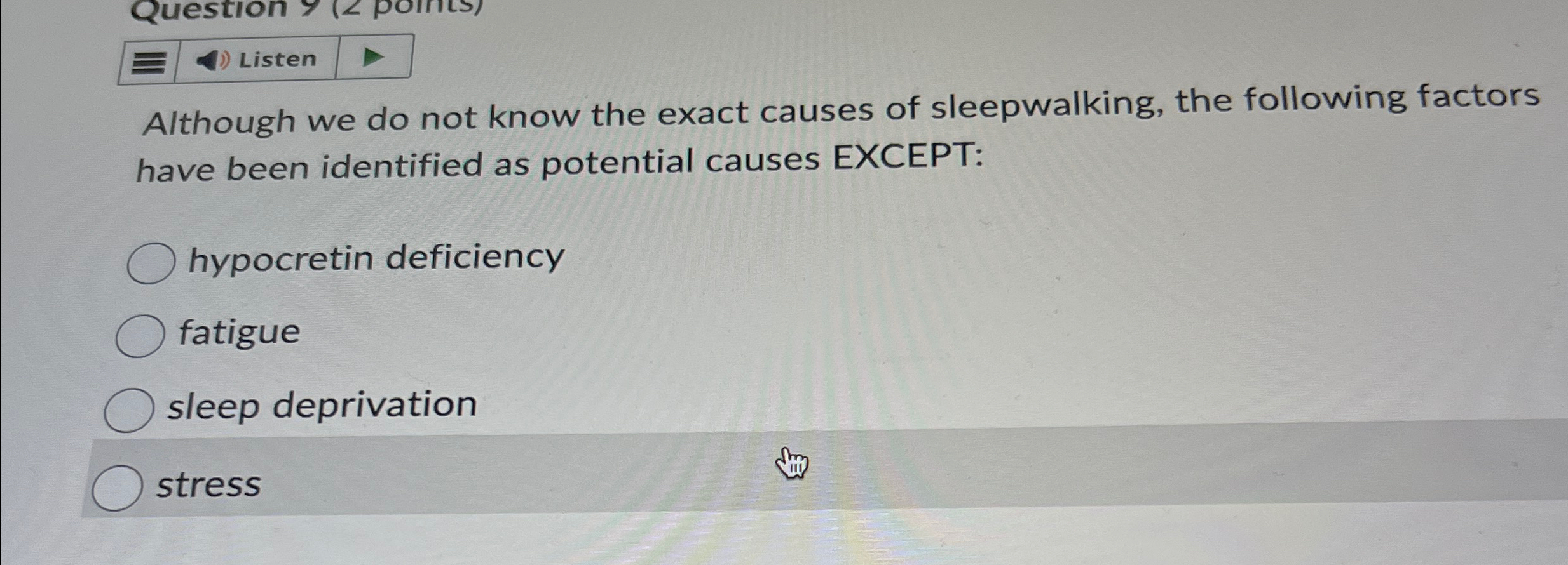 Solved Although we do not know the exact causes of | Chegg.com