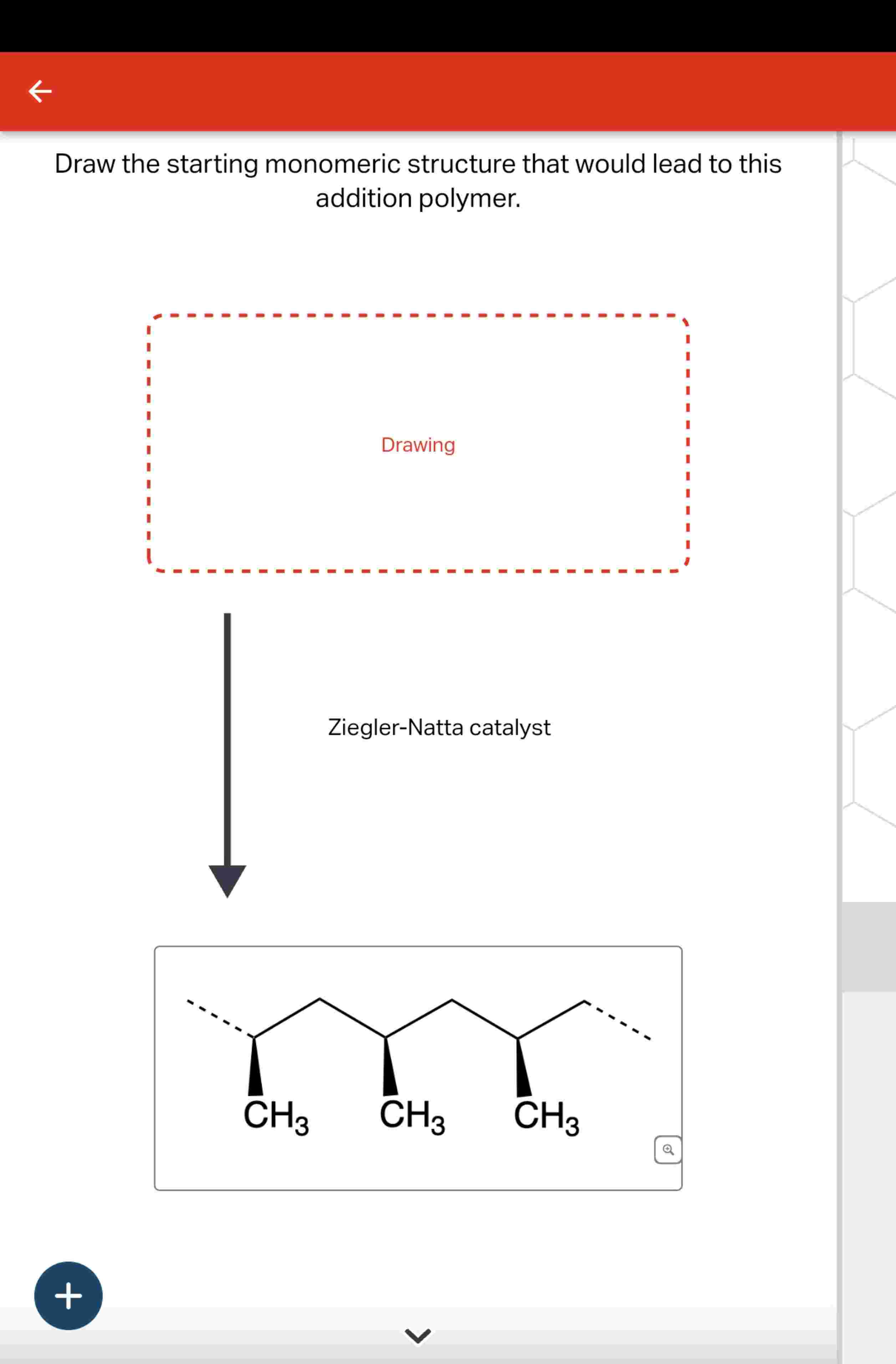 Solved Draw the starting monomeric structure that would lead | Chegg.com