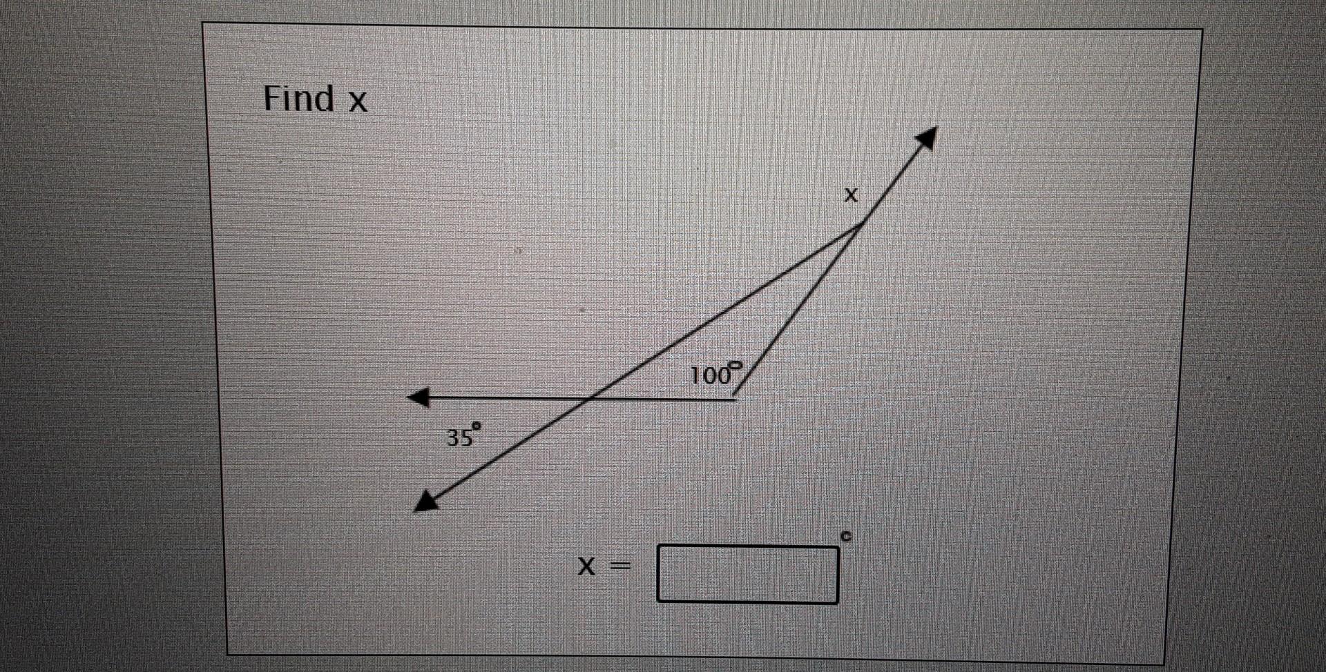 Solved Find x | Chegg.com