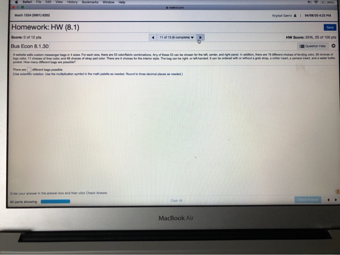 Solved Satari File Edit View History Bookmarks Window Help | Chegg.com