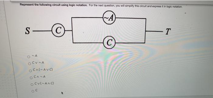 Solved Represent the following circuit using logic notation. | Chegg.com