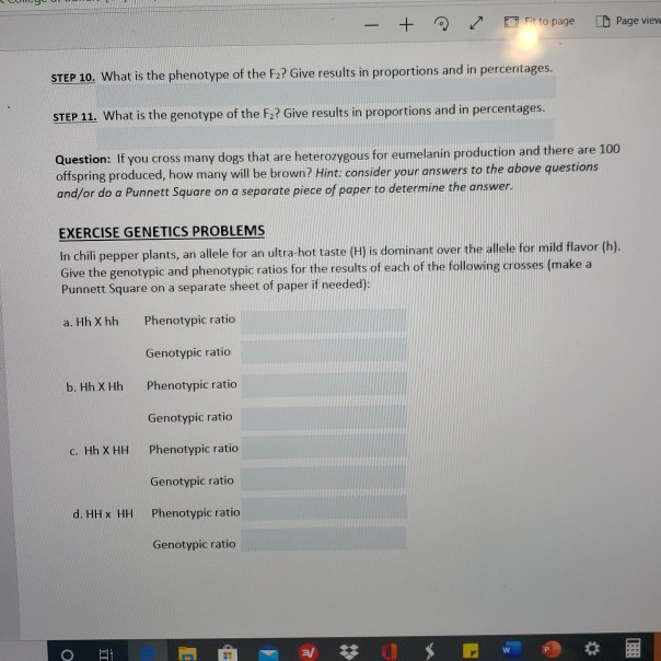 Solved 2. Genetics Problem Solving, Step by Step. Problem in | Chegg.com