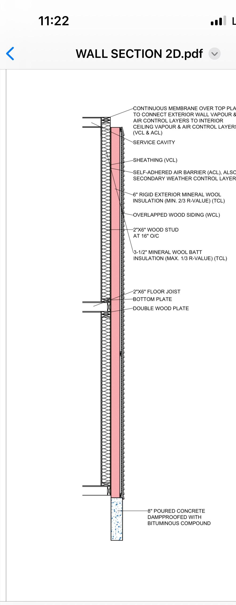 How to draw wall section of this in 3d | Chegg.com