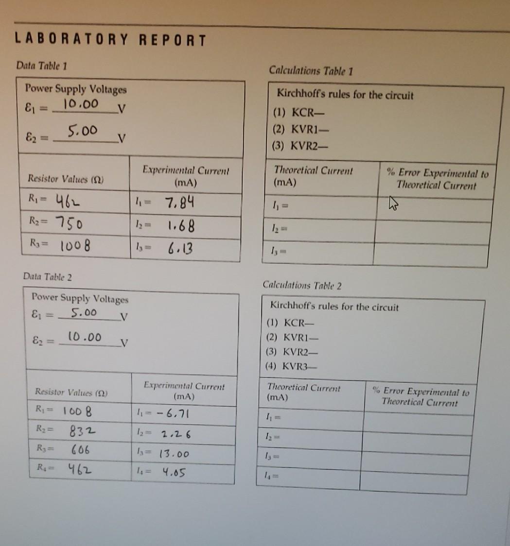Solved 6. Apply Kirchhoff's rules to the circuit of Figure | Chegg.com