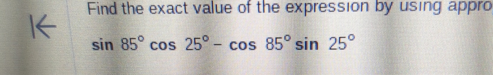 Solved Find the exact value of the expression by using | Chegg.com