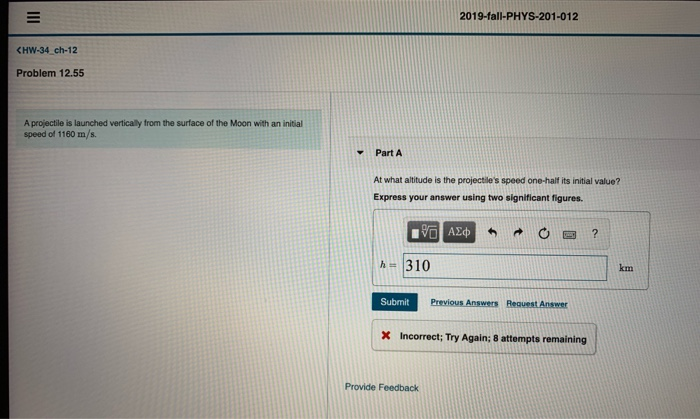Solved 2019-fall-PHYS-201-012 | Chegg.com