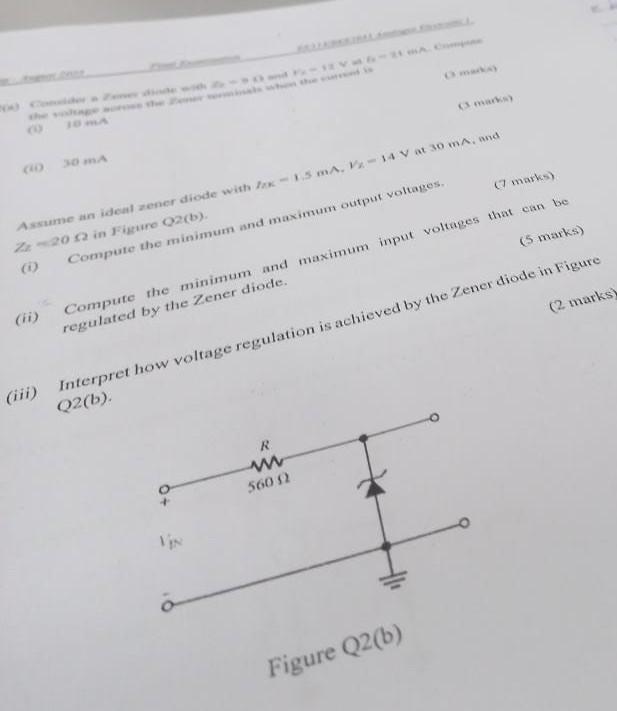 (ii) \\( 30 \\mathrm{~mA} \\) \\( Z x-20 | Chegg.com