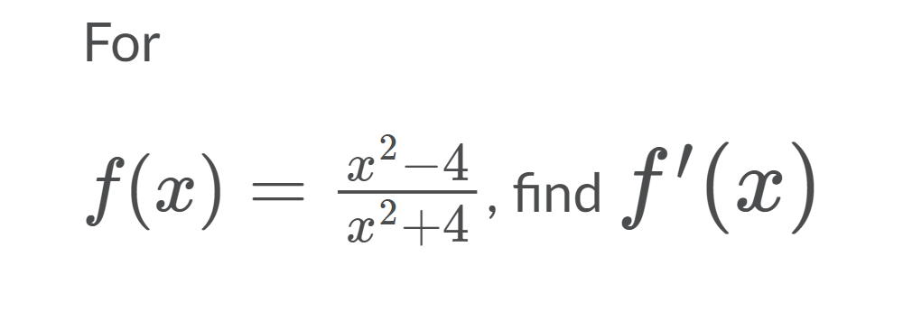 Solved use the definition of ﻿a derivative to | Chegg.com