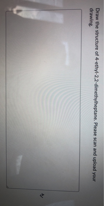 Solved Draw the structure of 4-ethyl-2,2-dimethylheptane. | Chegg.com