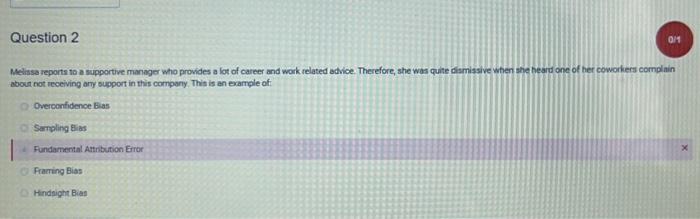 Solved Melissa reports to a supportive manager who prowides | Chegg.com