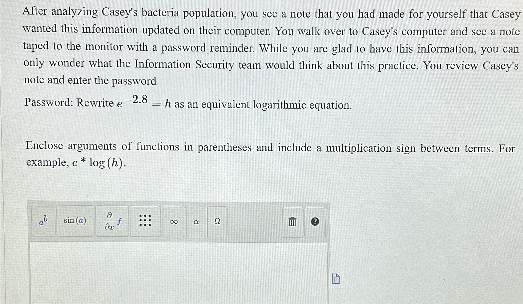Solved After analyzing Casey's bacteria population, you see | Chegg.com