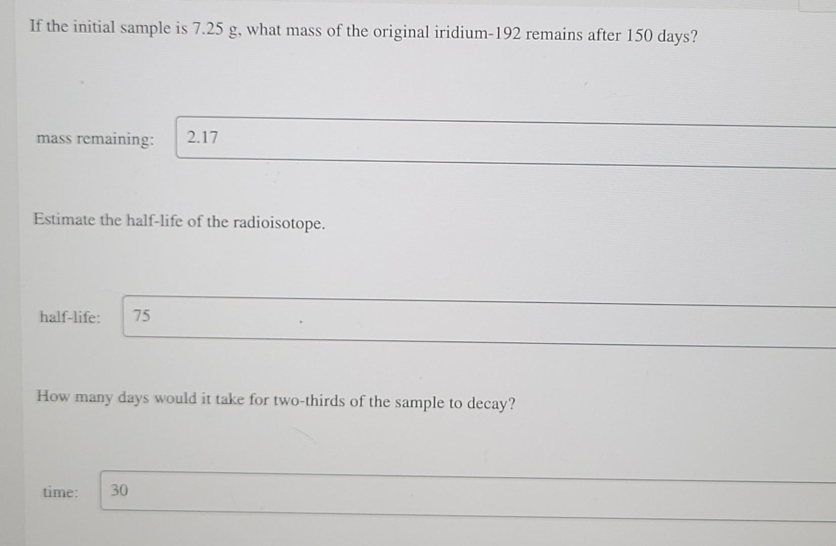 Solved Iridium-192 is one radioisotope used in | Chegg.com