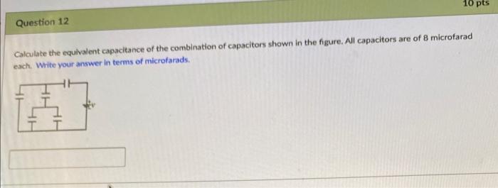 Solved Calculate the equivalent capacitance of the | Chegg.com
