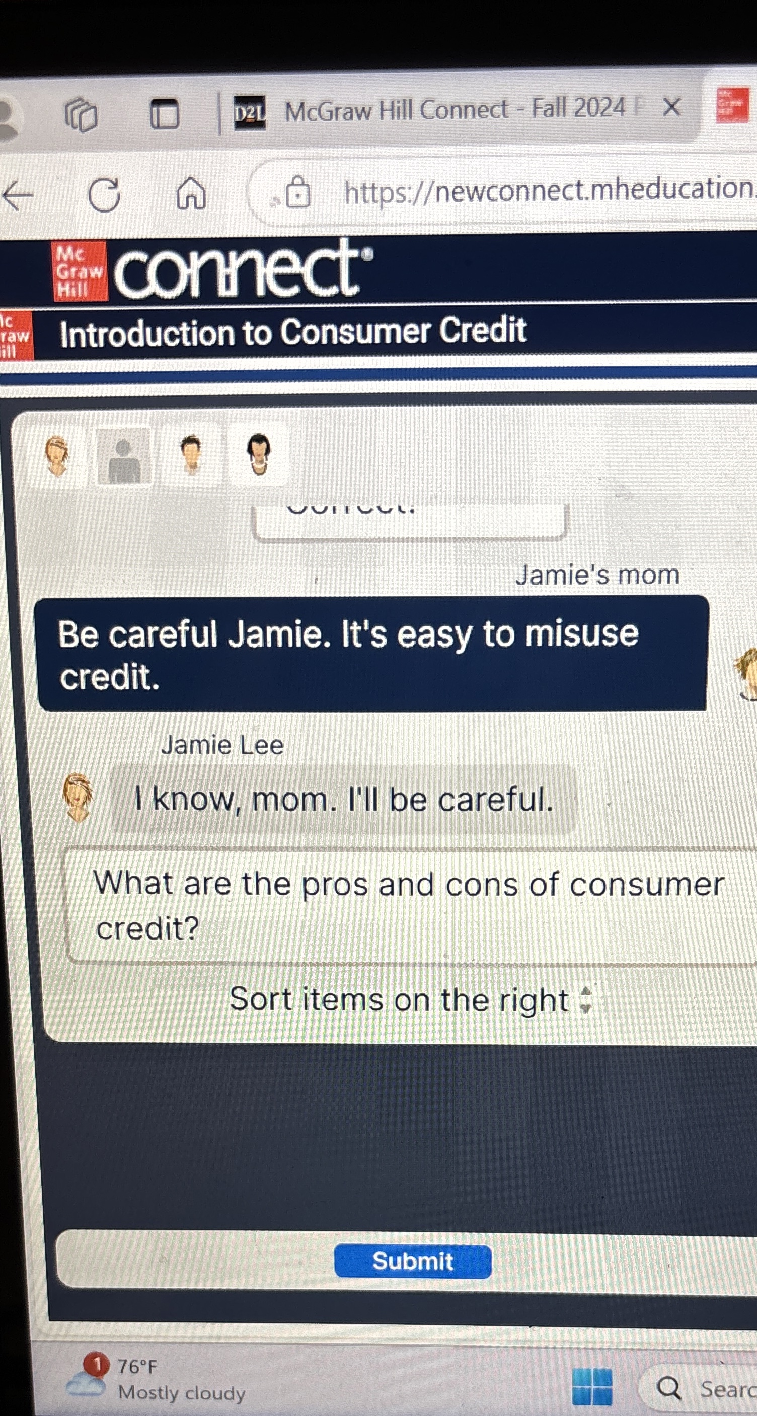 Solved Jamie's momBe careful Jamie. It's easy to | Chegg.com
