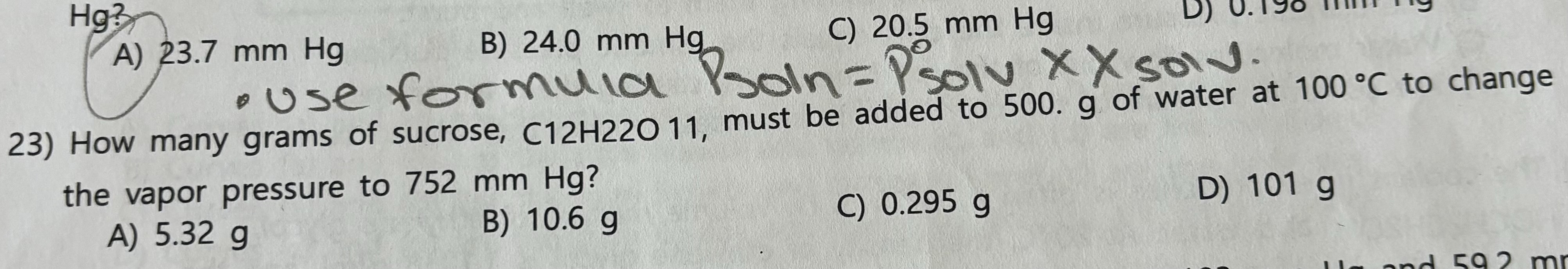 Solved How many grams of sucrose, C12H22O11, ﻿must be added | Chegg.com