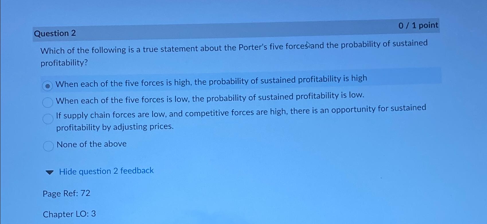 Solved Question 201 ﻿pointWhich of the following is a true | Chegg.com